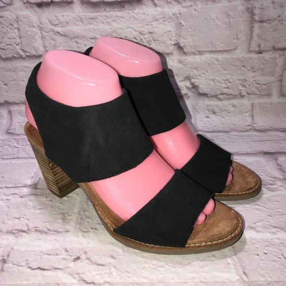 Toms | Shoes | Toms Sandals Womens 75 Majorca Ankle Strap Heels 009812 ...